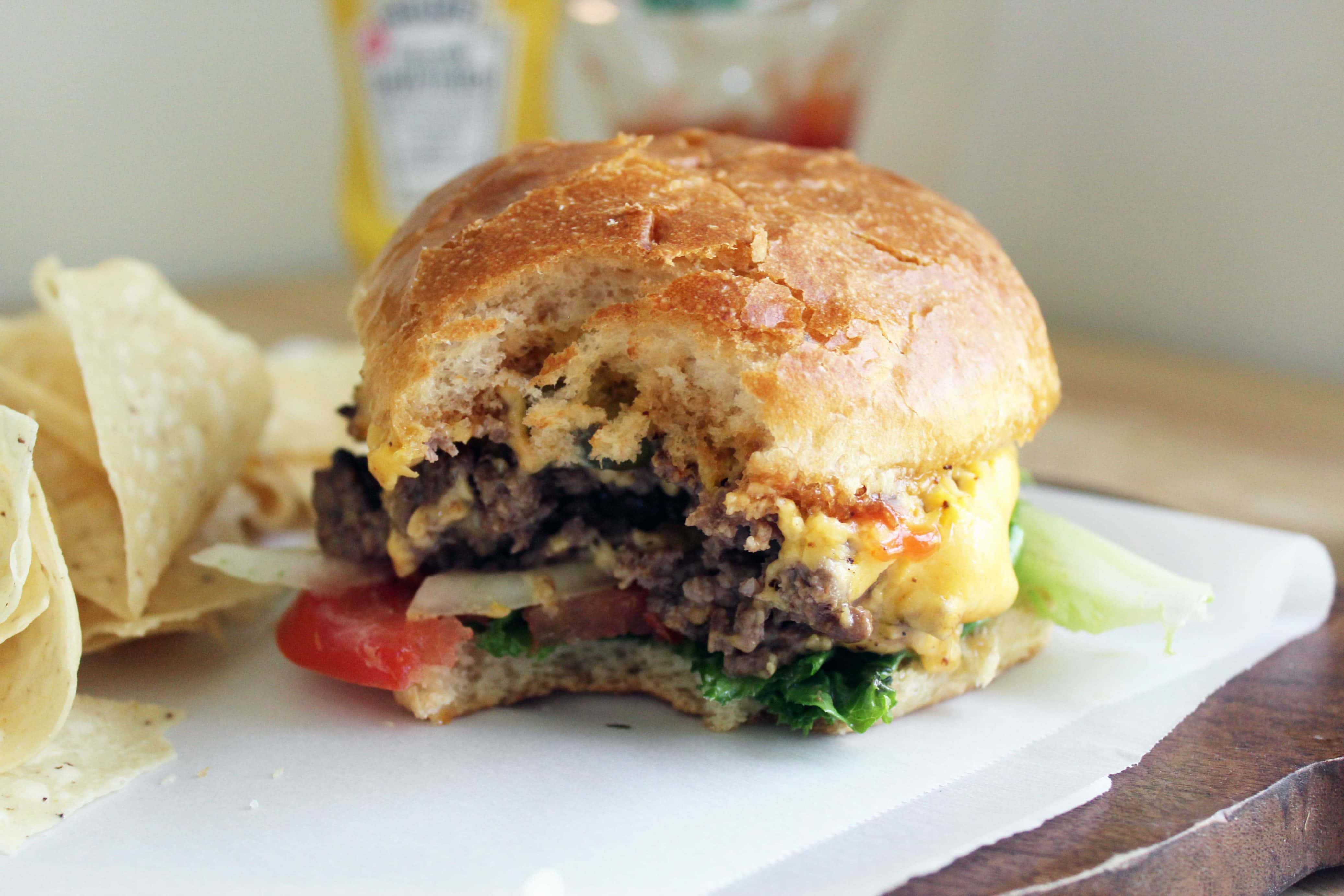 Smashed Double Cheeseburger - My Therapist Cooks